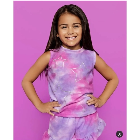 MIA | Matching Sets | Nwt Mia New York Tie Dye Star Tank And Ruffle ...
